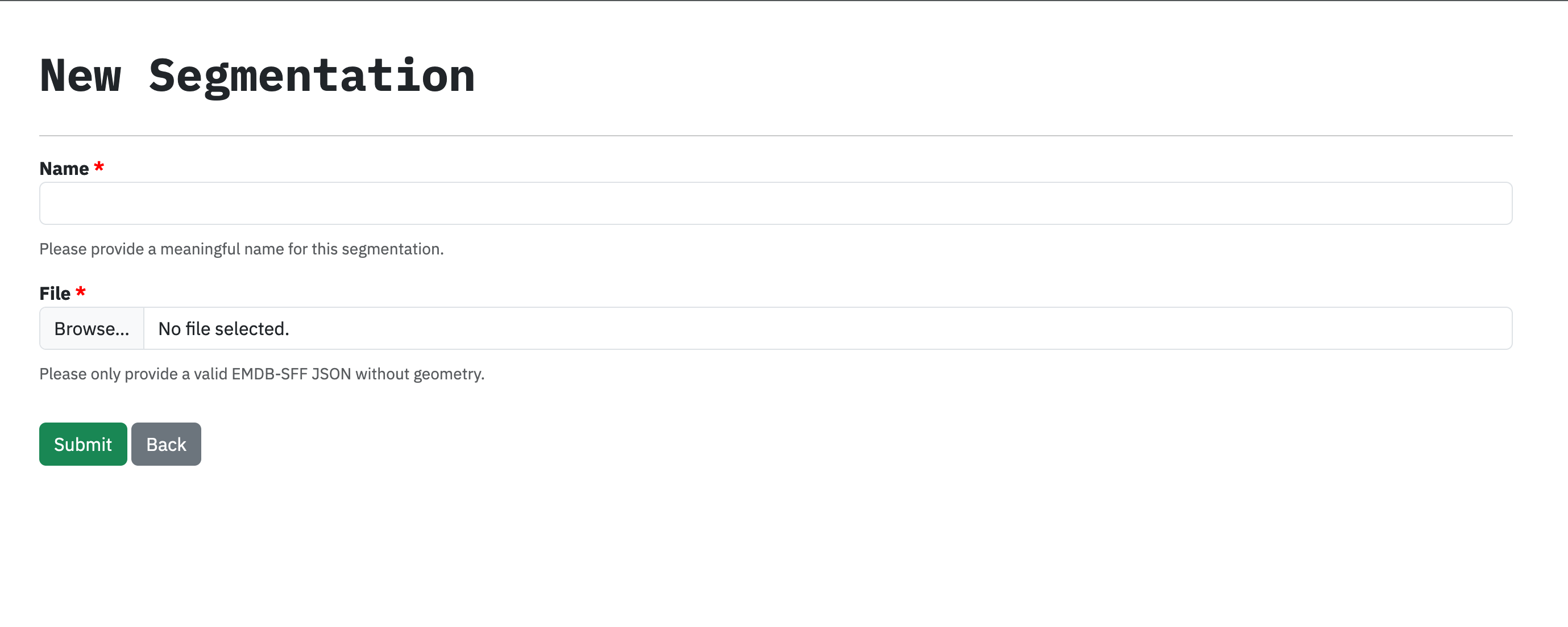 Annotating your segmentation — SAT Guide documentation