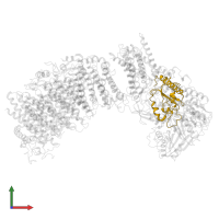 Probable membrane-bound hydrogenase subunit mbhJ in PDB entry 6cfw ...