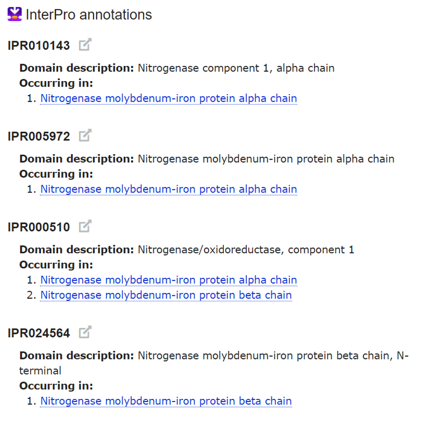The InterPro annotation of a protein family | PDBe